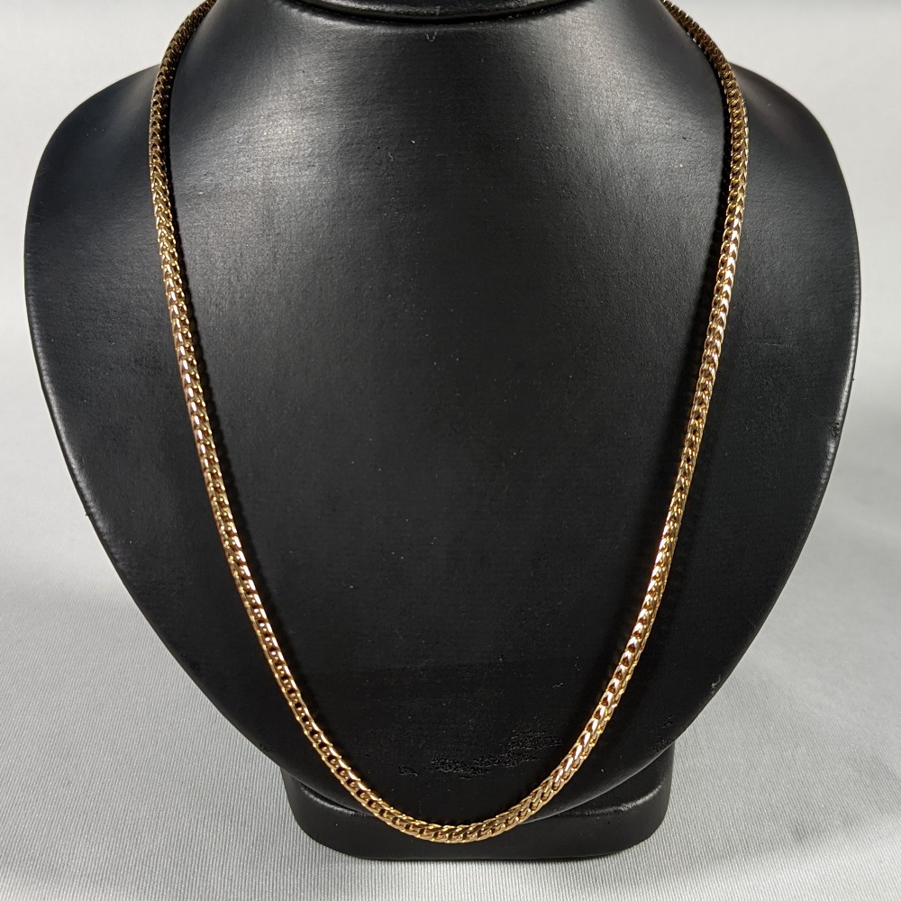 9ct Yellow Gold Snake Bone Style Chain - Own4Less